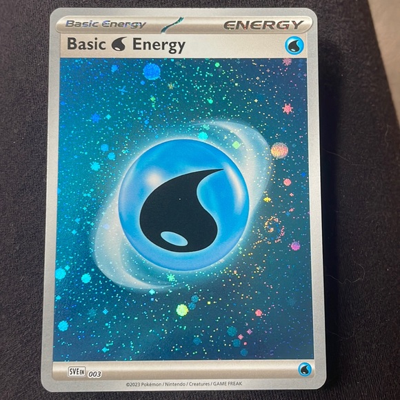 Pokemon | Toys | Auth Basic Water Energy 03 Reverse Holo Pokemon 51 ...